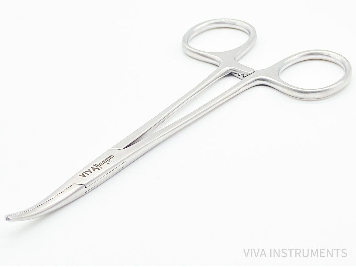 Mosquito Forceps Curved 12.5cm - Viva Instruments UK Ltd