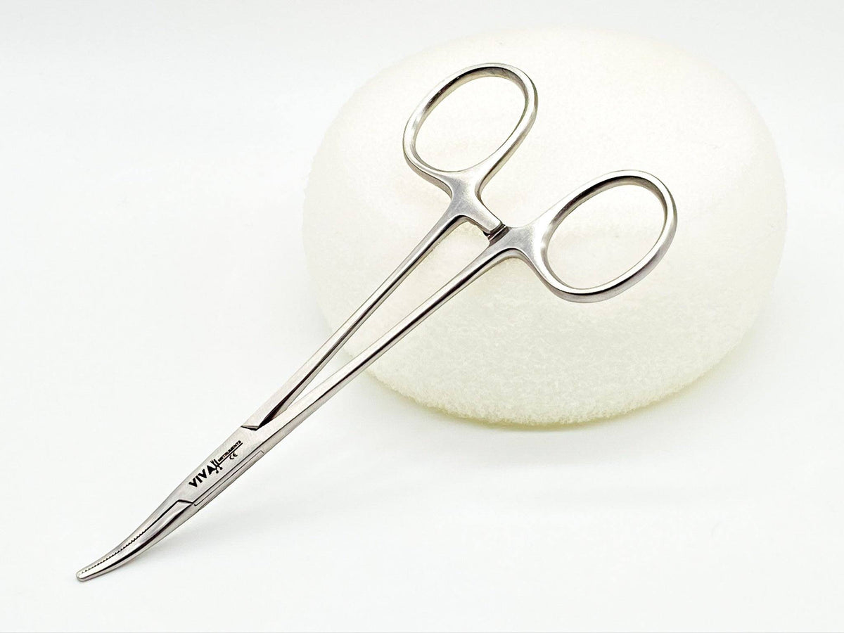 Mosquito Forceps Curved 12.5cm - Viva Instruments UK Ltd